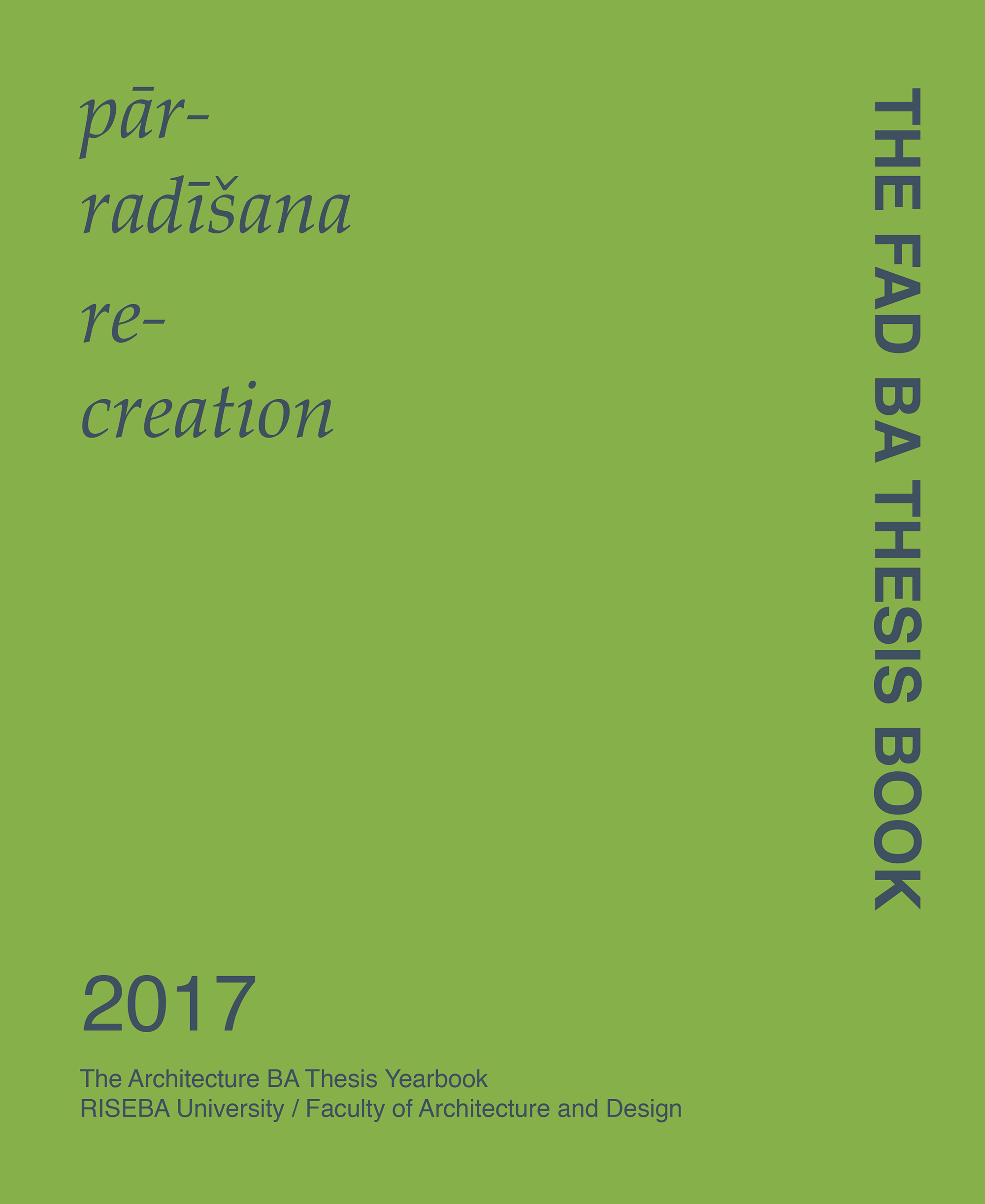 RISEBA architecture exhibition and events ← FOLD