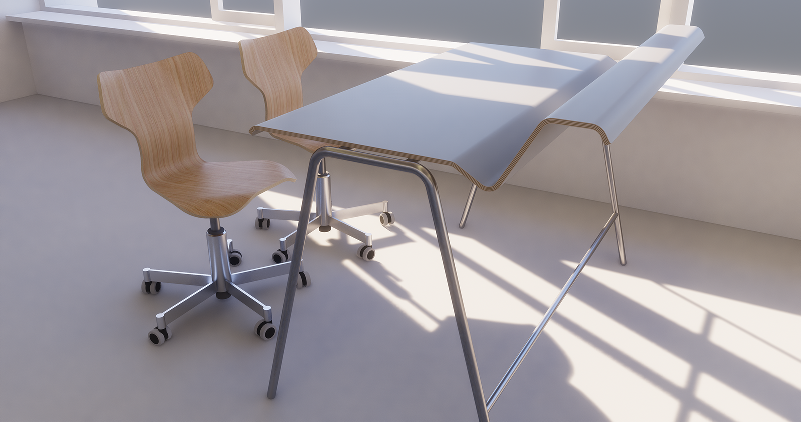 «Tip» — a contemporary version of classroom chair by «RIGA ChAIR» ← FOLD