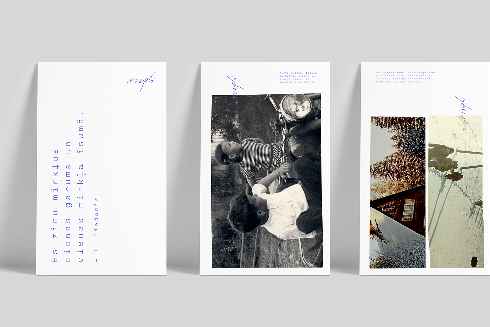 Imants Ziedonis Foundation «Viegli» visual identity by «Overpriced» ← FOLD