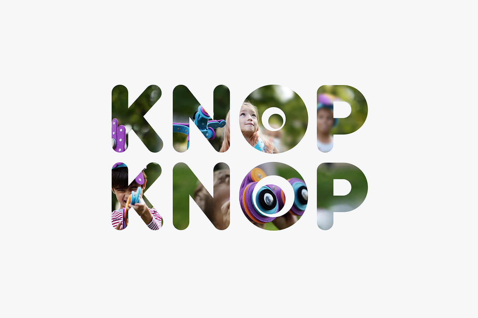 Flexible felt construction set Knop Knop ← FOLD