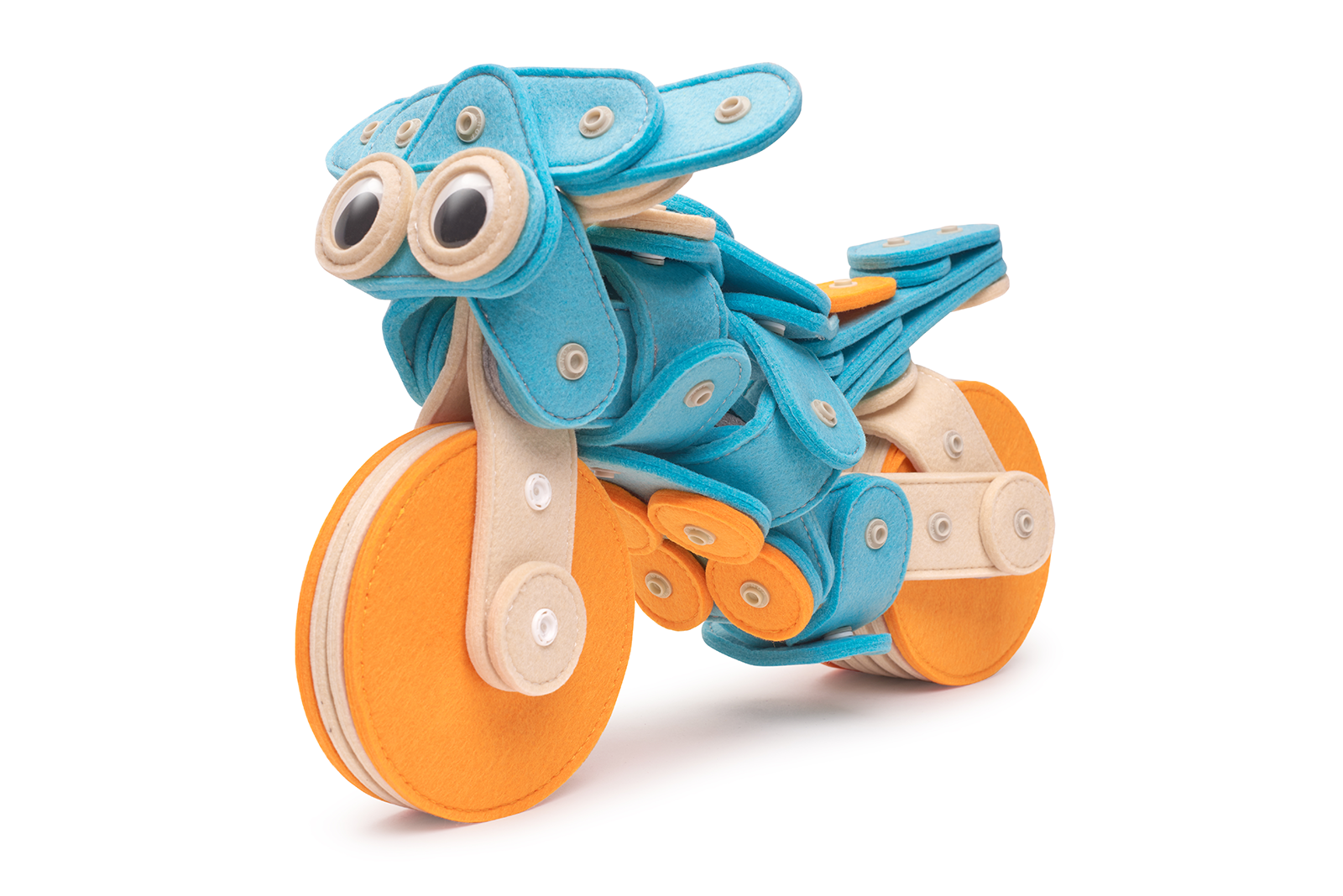 Flexible felt construction set Knop Knop ← FOLD