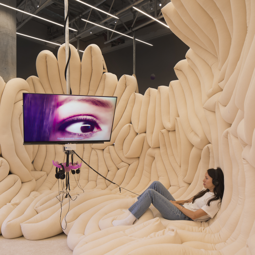 Ēter creates architecture for an ASMR exhibition ← FOLD
