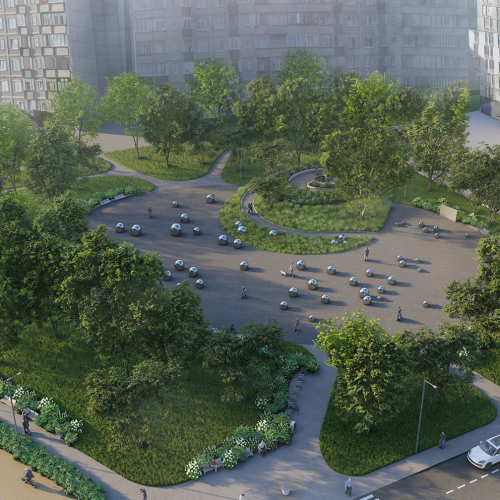 Winner of the Zolitūde tragedy memorial site design competition ...