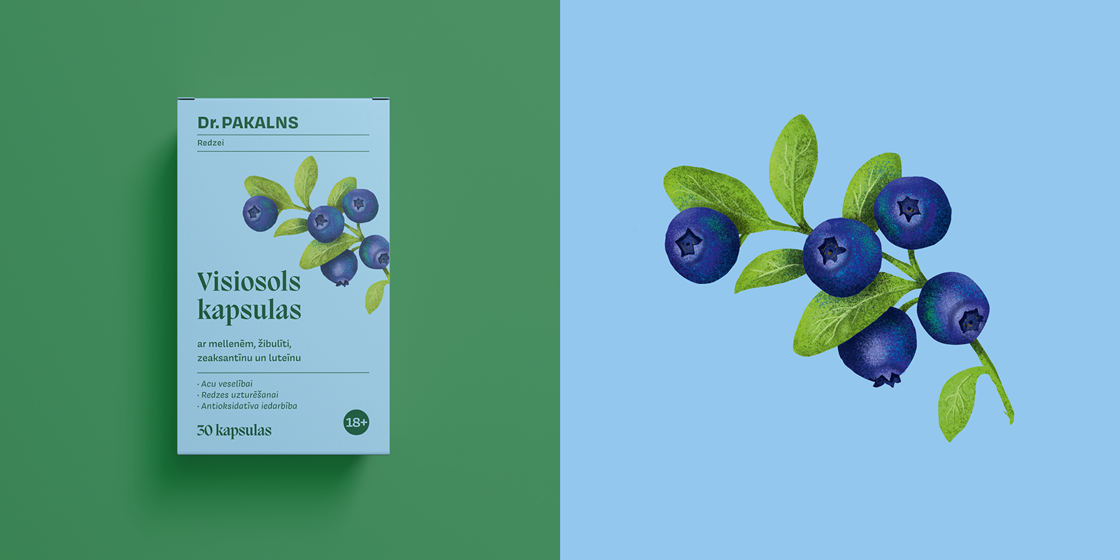 Dr. Pakalns packaging design by Brandbox ← FOLD