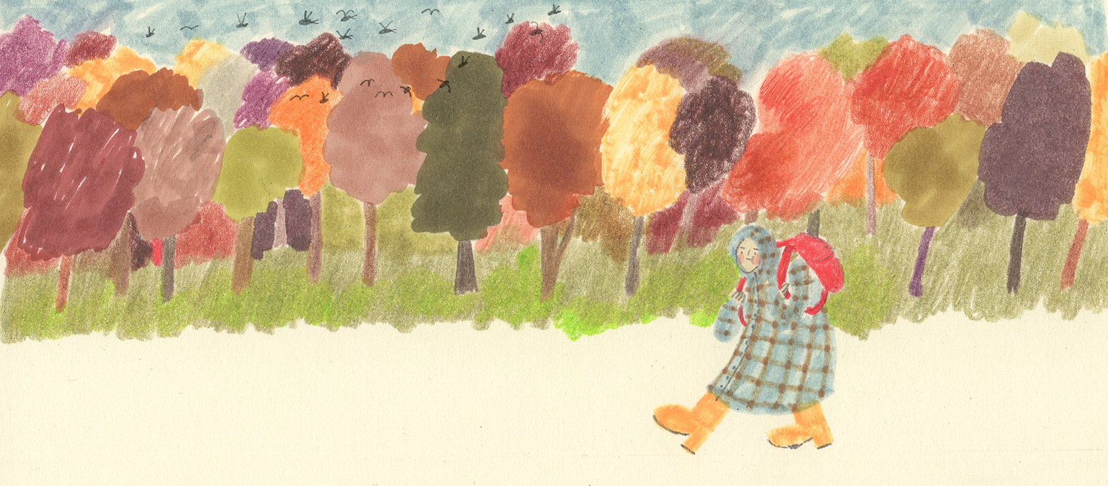 FOLD autumn 2023 illustration by Aleksandra Runde ← FOLD