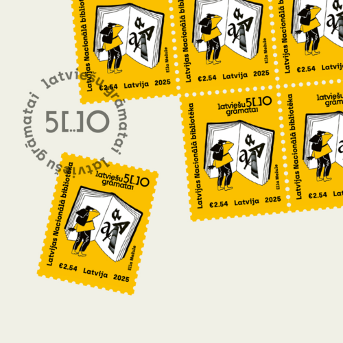 Izdota pastmarka «Latviešu grāmatai 500» ← FOLD