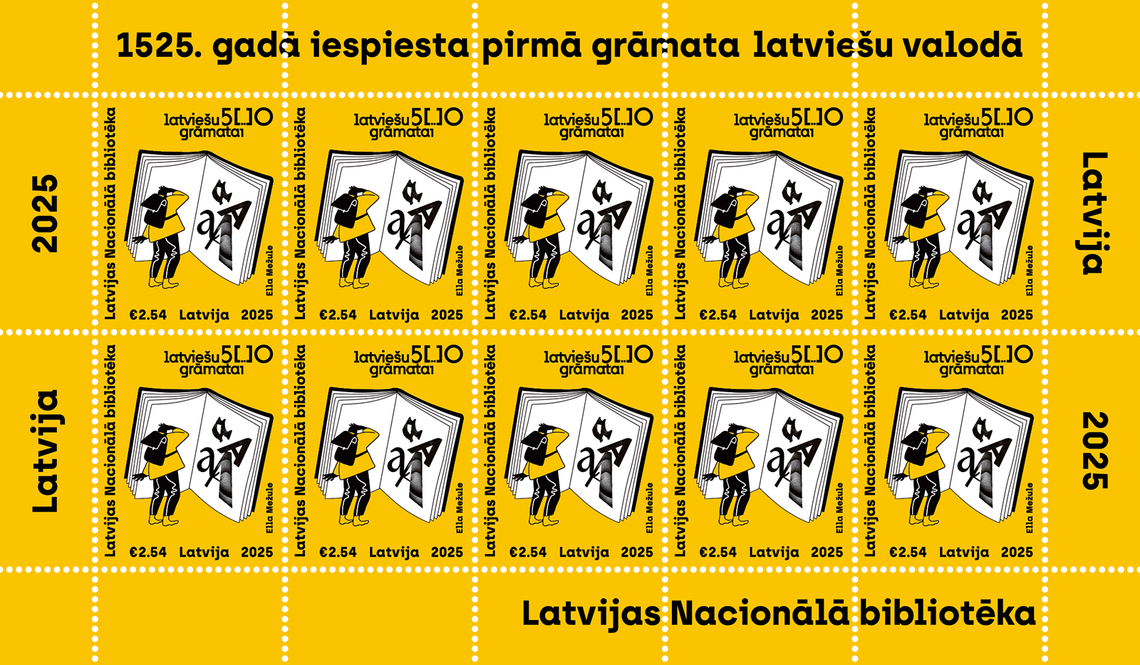 Izdota pastmarka «Latviešu grāmatai 500» ← FOLD